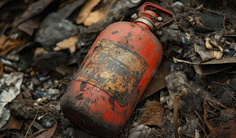 AI Generator Image of Beach Littered with Garbage and E-waste Stock ...
