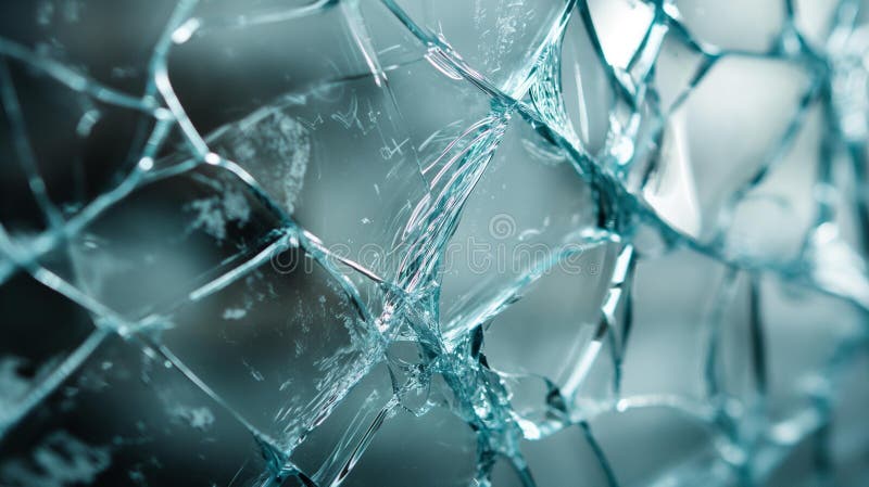 AI Generator Image of Broken Glass Stock Illustration - Illustration of ...