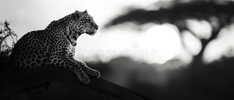 AI Generator Image of Close Up Leopard Stock Illustration ...