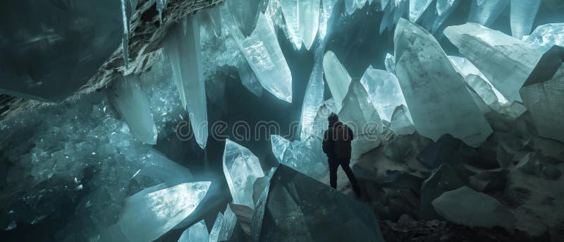 AI Generator Image of Crystal Cave. the Image Should Showcase the ...