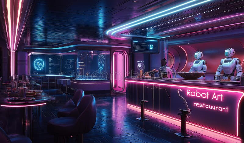 AI Generator Image of Futuristic and High-tech Visual for a "Robot AI ...