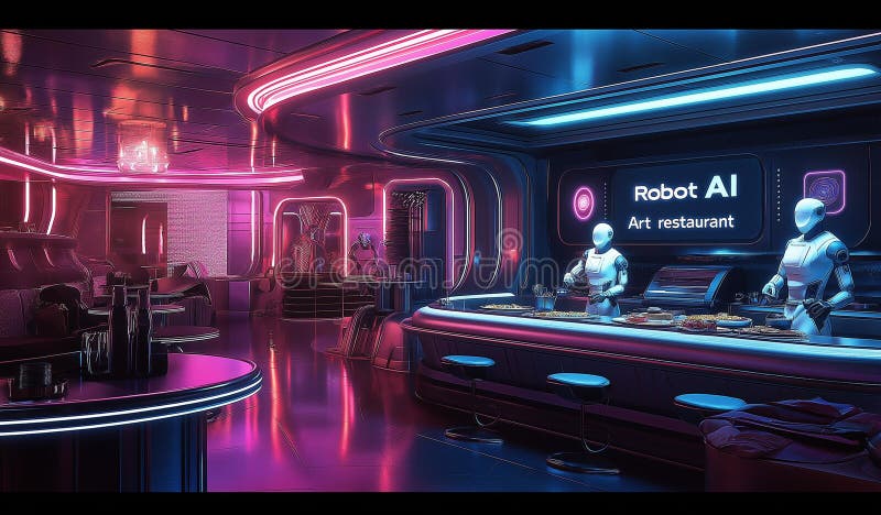 AI Generator Image of Futuristic and High-tech Visual for a "Robot AI ...