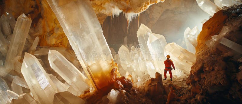 AI Generator Image of Crystal Cave. the Image Should Showcase the ...