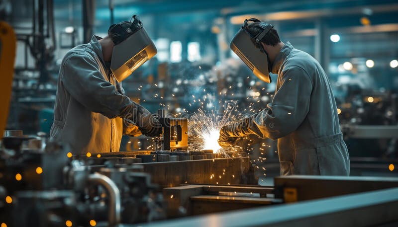 AI Generator Image of Production of Valves in a Vacuum Technology ...