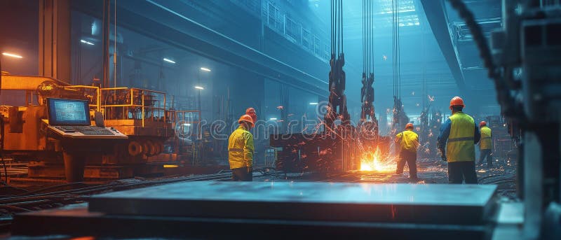 AI Generator Image of Production of Valves in a Vacuum Technology ...