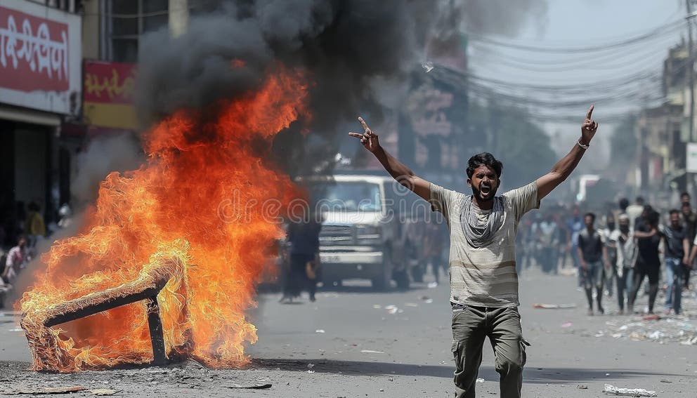 AI Generator Image of Situations Causing Protests, Riots, and Chaos ...