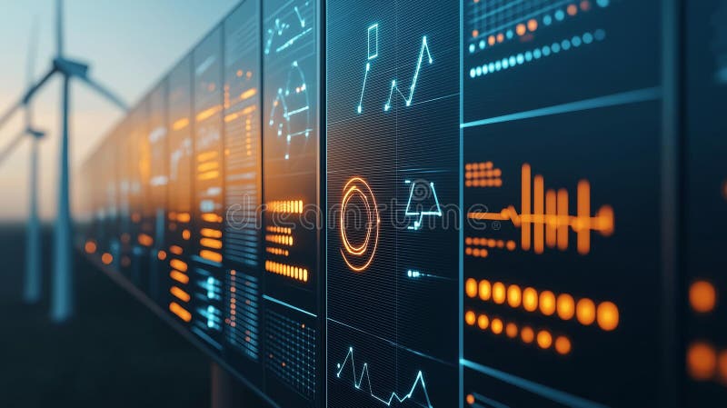 AI Generator Images of Data Analysis Trade Graph Science Fiction Future ...