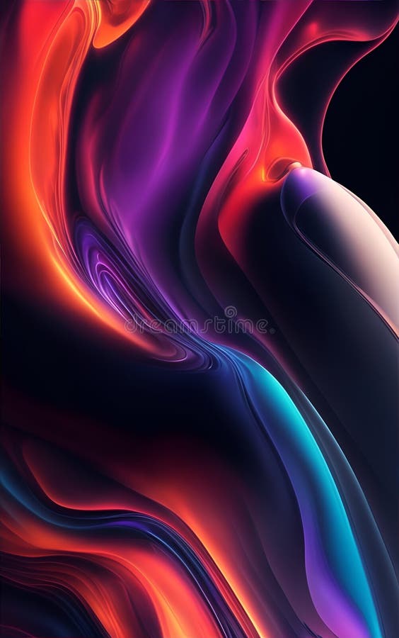 AI Generator Wallpaper for Background Graphic Stock Illustration ...