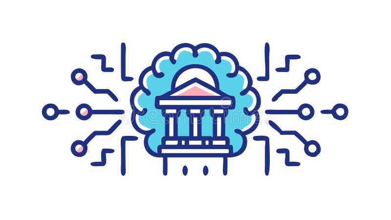 AI in Governance Policy, Smart Public Administration, Vector Design ...