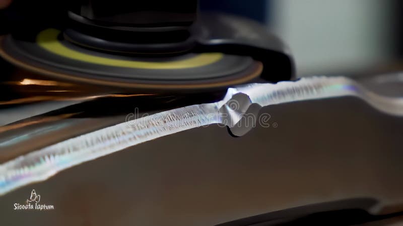 AI Grinding Wheel Sparks during Metalwork Stock Video - Video of ...