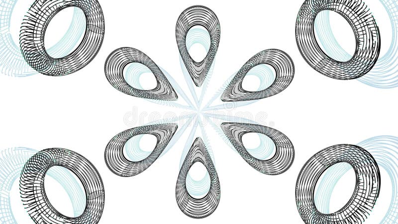 Ai Growing Geometric Pattern of Lines, Nodes and Intersections. 4k ...