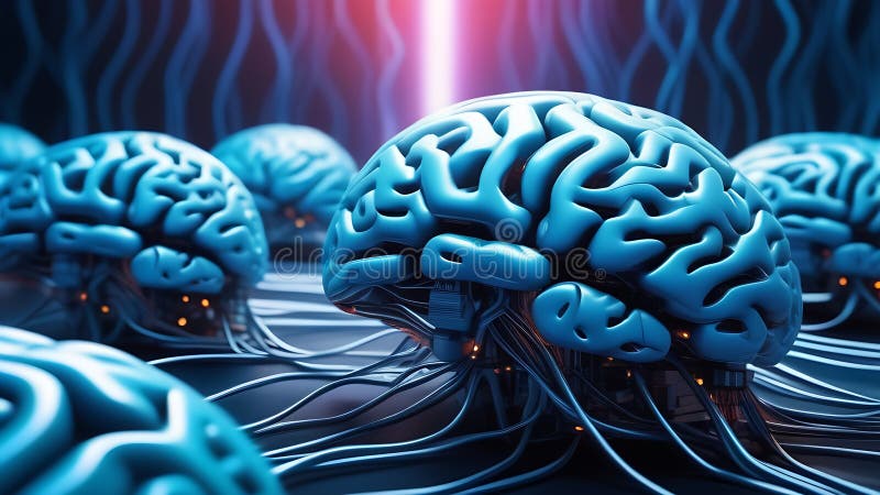 Ai Growth and Development. Developing Neural Links, Neuro Networks ...