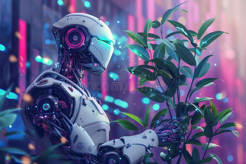 AI Guiding Human in Developing Creative Digital Tools Stock ...