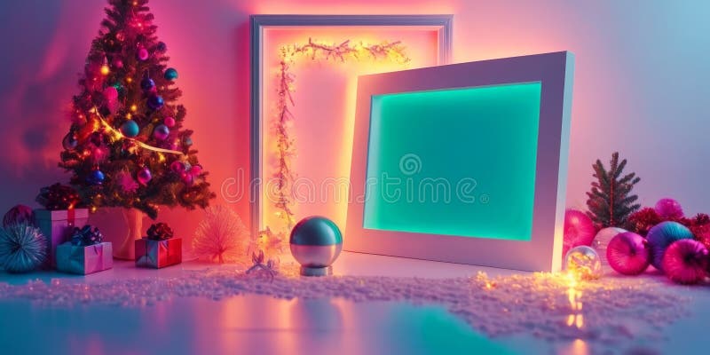 Green Screen Christmas Frame Stock Illustrations – 623 Green Screen ...