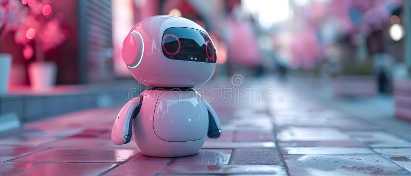 AI Helper Bot Engages in Modern Customer Support. Concept AI Bot ...