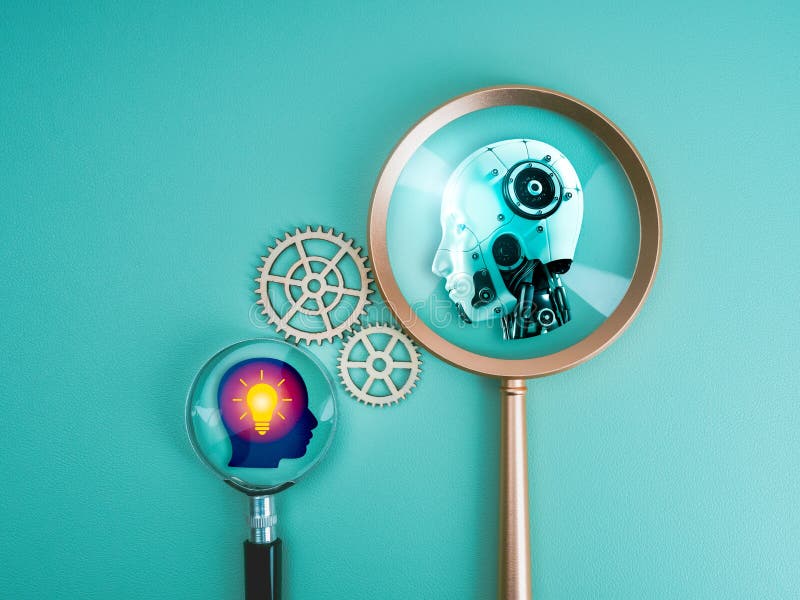 AI with Human, Assistant Tools, Management Technology Concept ...