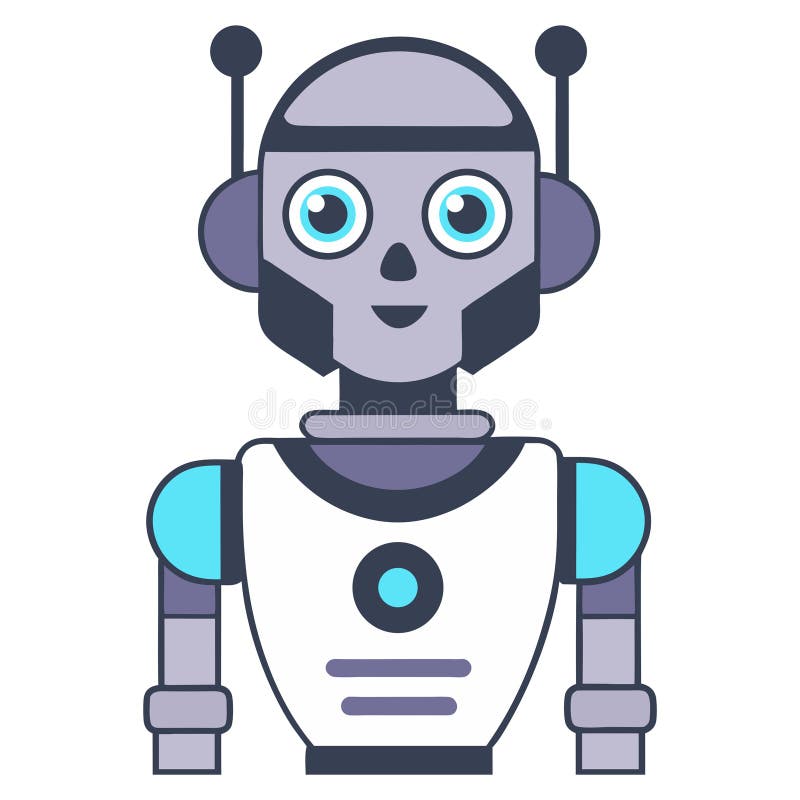 AI and Human Fully Robotic Android Stock Vector - Illustration of cyber ...