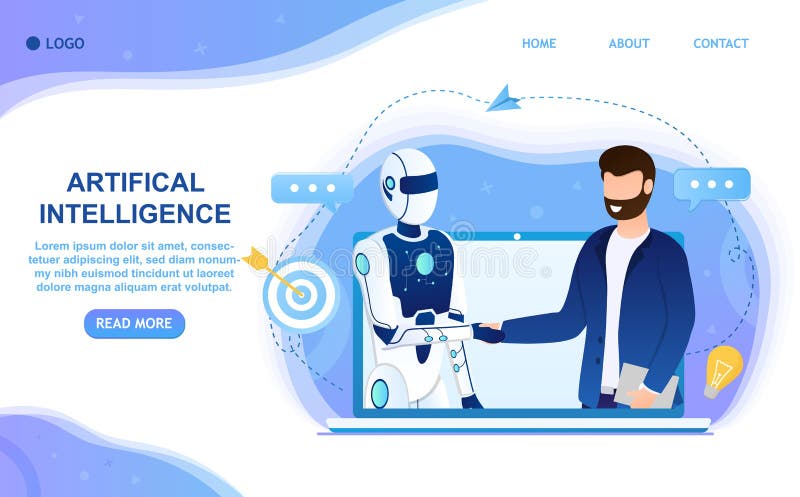 Human Shakes the Robot`s Hand Interaction with Artificial Intelligence ...