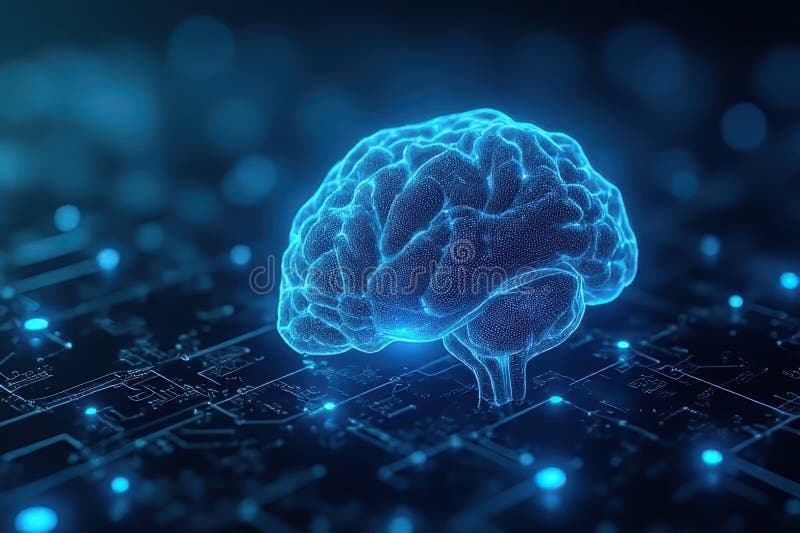 AI-Hybrid Intelligent Systems in Action Stock Illustration ...