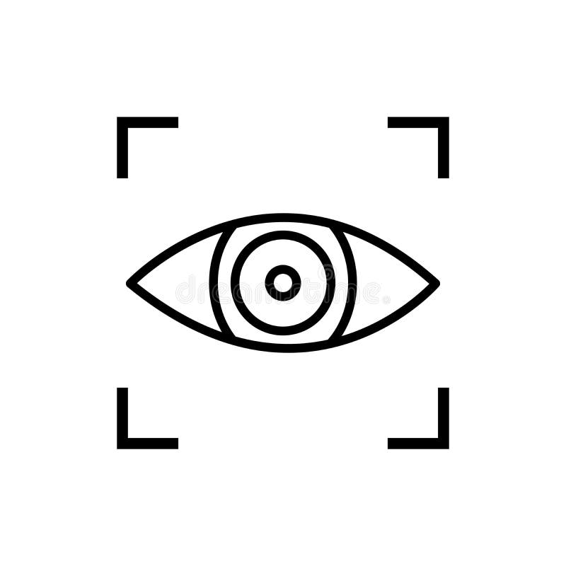 AI Icon Line Art Style Machine Learning Intelligent Robot and Cloud ...