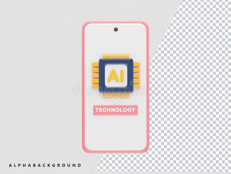 Ai Icon Vector Illustration Element 3d Rendering Transparent Eps Stock ...