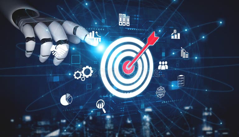 AI Identifying Target Audiences for Smart Marketing Vouch Stock Image ...