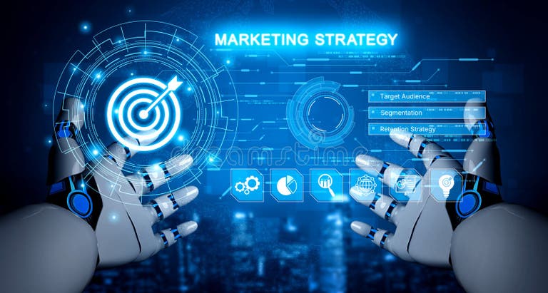 AI Identifying Target Audiences for Smart Marketing Vouch Stock Image ...