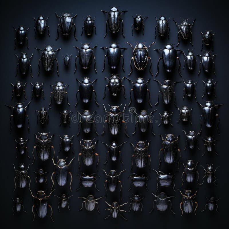 An AI Illustration of a Bunch of Bugs are All Laid Out on the Ground ...