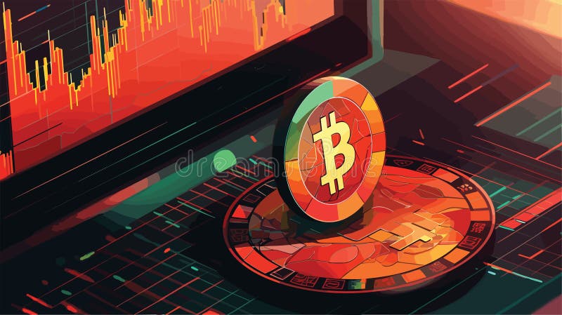 Bitcoin revolution stock vector. Illustration of brand - 278727597