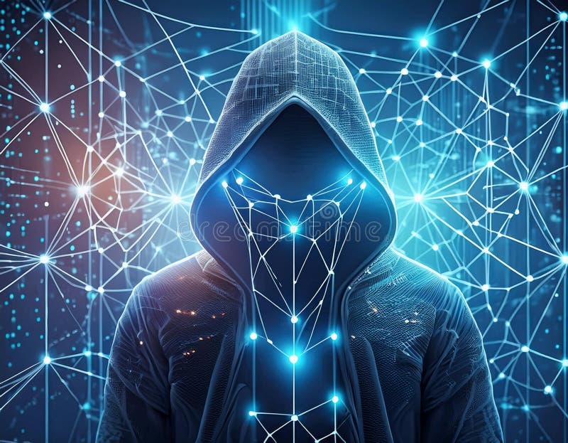 Generated AI Image of Computer Hacker Stock Illustration - Illustration of system, cyber: 319850365