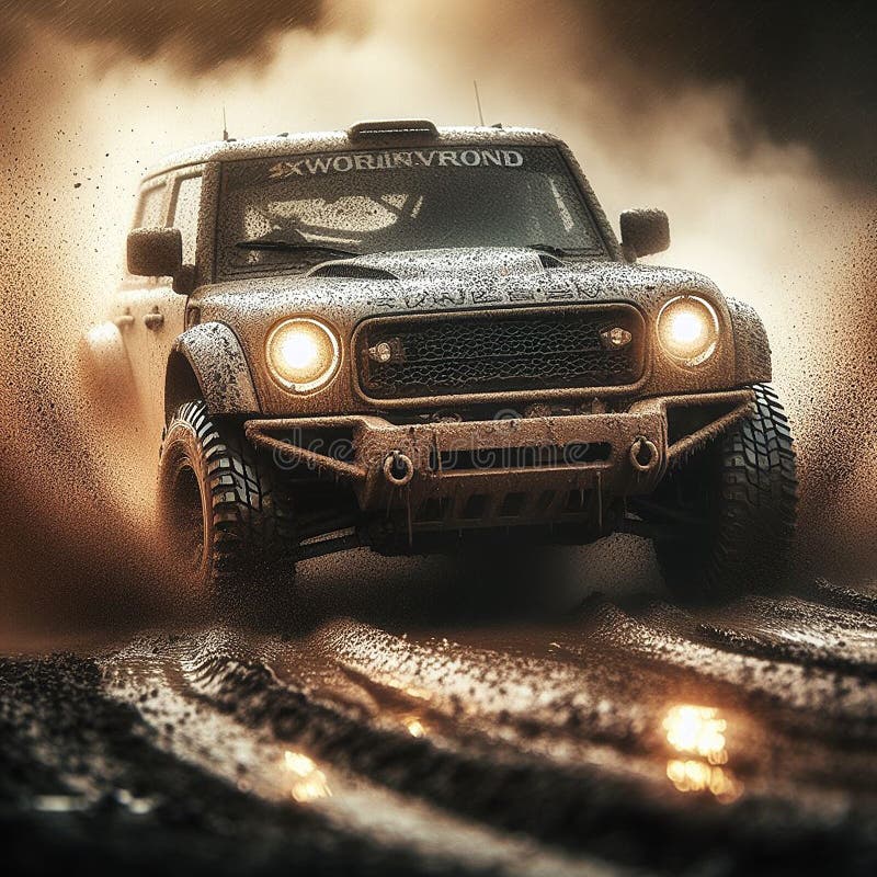 Ai Image Dirt Car Racing in Dirt Track Racing Stock Illustration ...