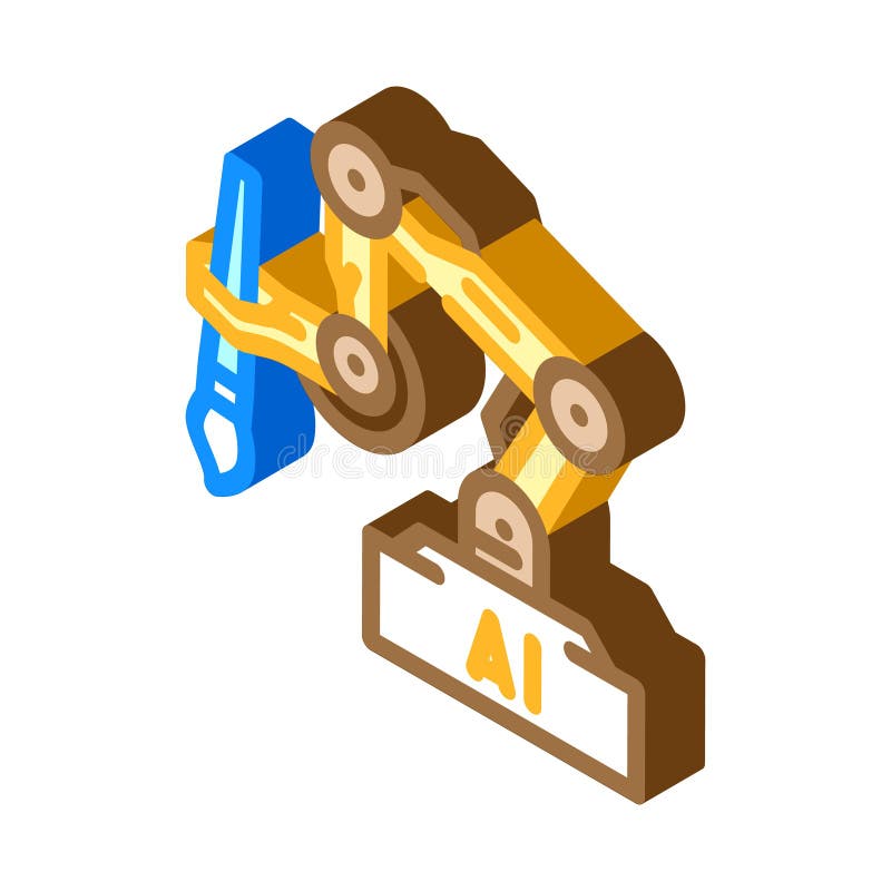 Ai Image Generation Future Technology Isometric Icon Vector ...