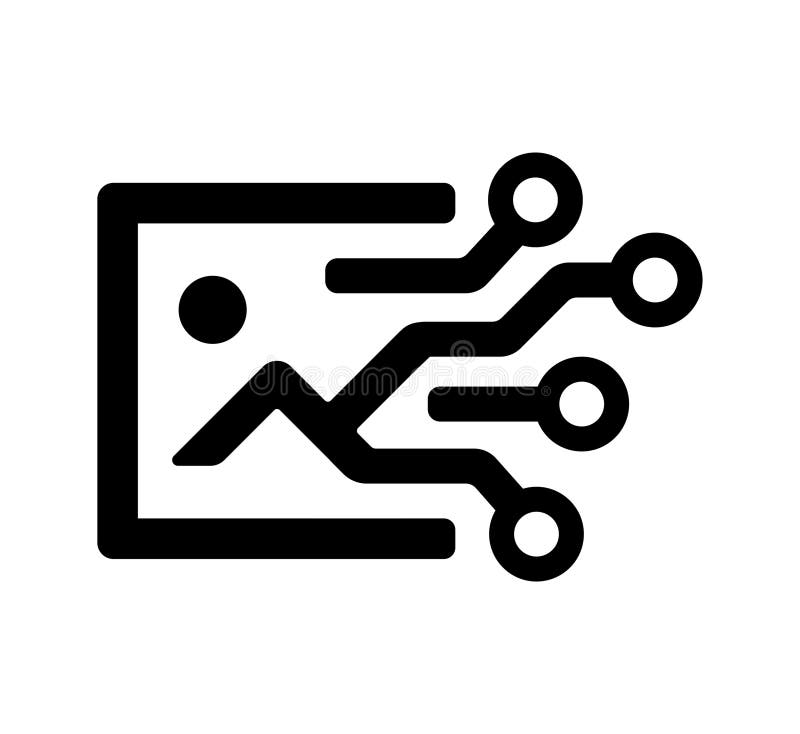 Ai Image Generation Future Technology Glyph Icon Vector Illustration ... Ai Image Generation Future Technology Glyph Icon Vector Illustration ...