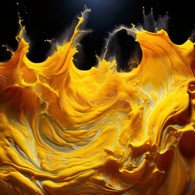 The AI Image Generator, Abstract Golden Background Texture. High Detail ...