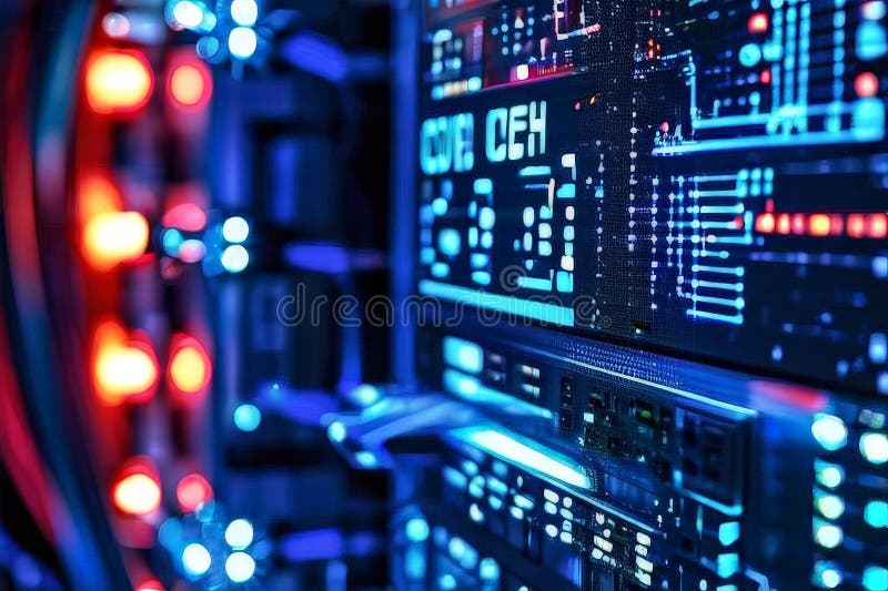 AI Image Generator, Advanced Microprocessor Computer Chip Stock ...