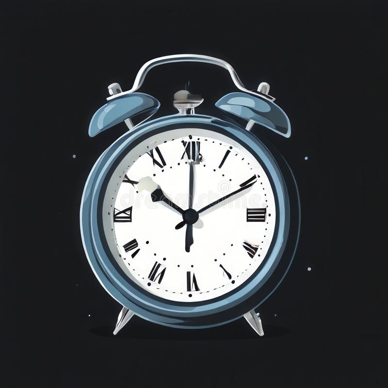 the AI Image Generator, Alarm Clock Stock Illustration - Illustration ...