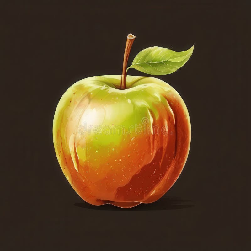 The AI Image Generator, Apple Isolated on Transparent P Editorial Stock ...