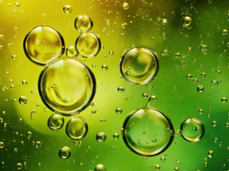 The AI Image Generator, Clear Bubbles in a Fluid Editorial Stock Photo ...