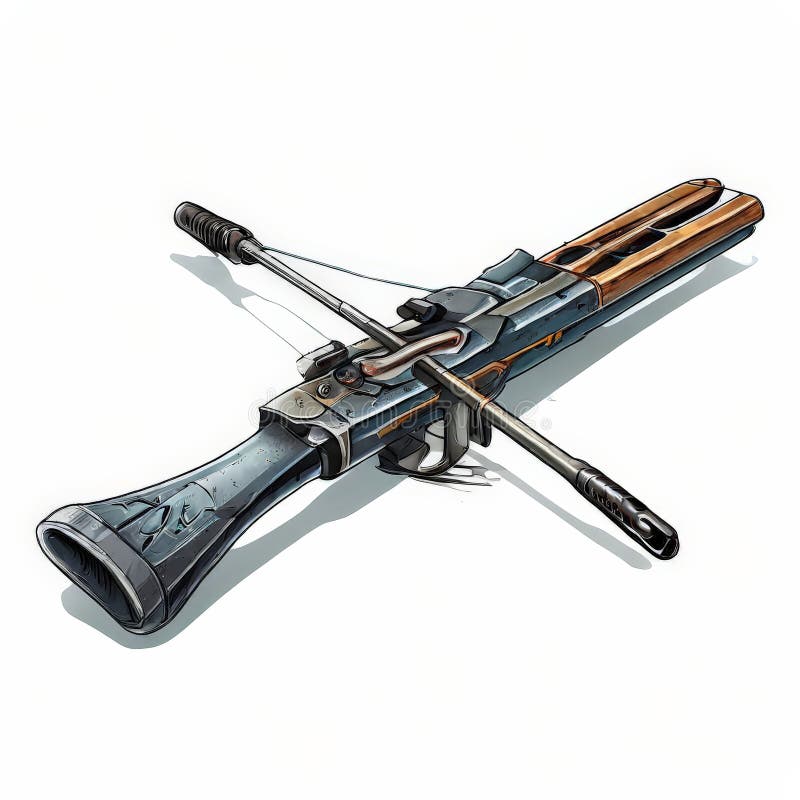 AI Image Generator, Crossbow Isolated Stock Illustration - Illustration ...