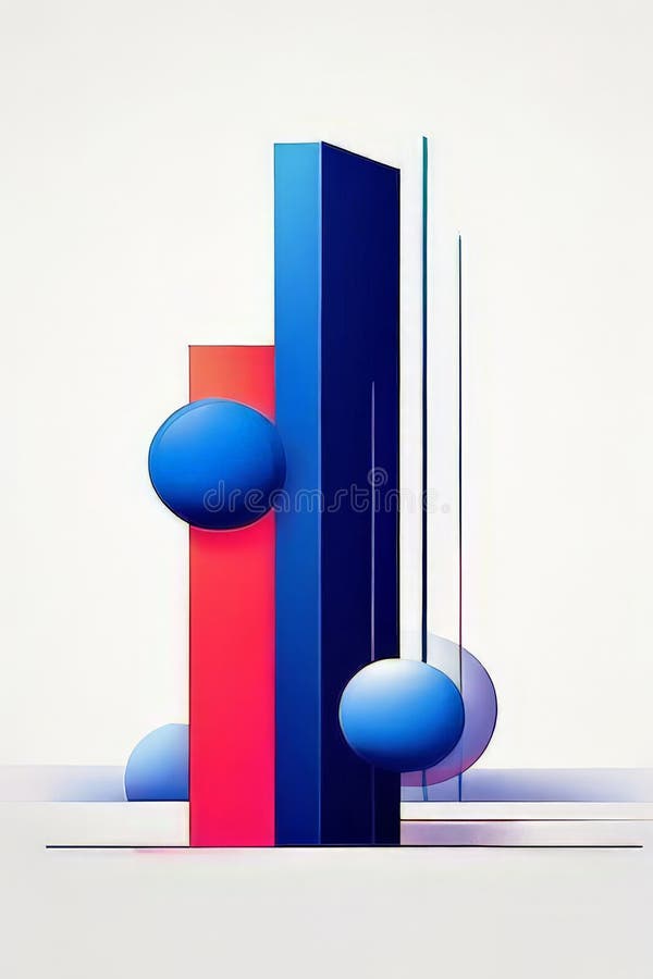 AI Image Generator,3D Geometric Shapes. Realistic Render Design Stock ...