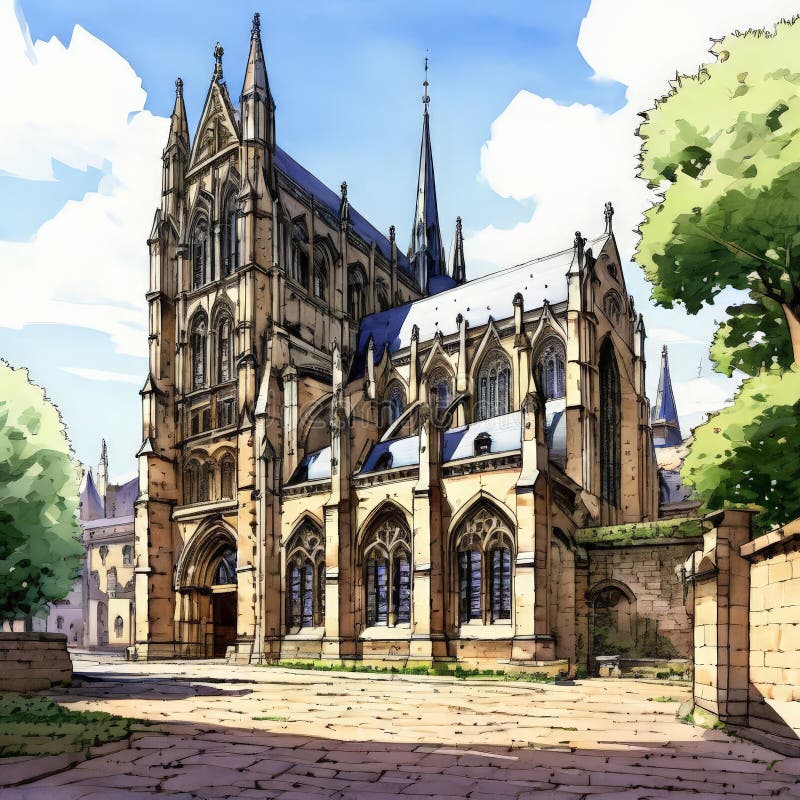 AI Image Generator, Detailed Architectural Elements of Notre-Dame ...