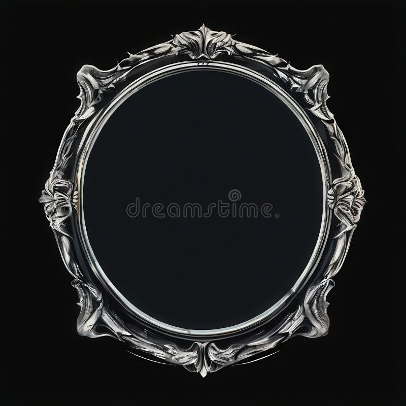 The AI Image Generator, Dramatic Gothic Frame with Intricate Ornamental ...