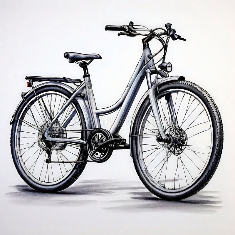 The AI Image Generator, Drive with Bicycle Editorial Image - Image of ...