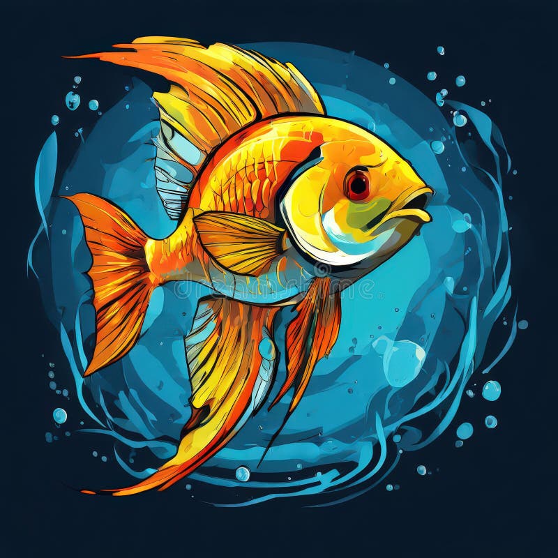The AI Image Generator, Fish in Aquarium Editorial Image - Image of ...