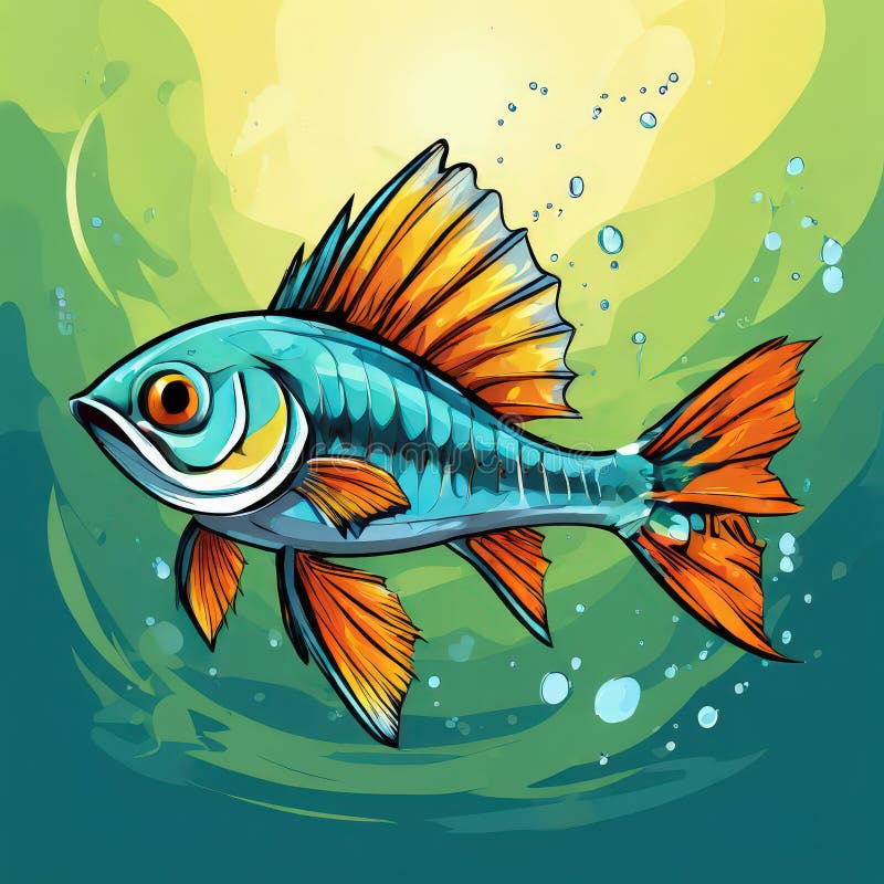 Ithe AI Image Generator, Fish in Aquarium Editorial Photo - Image of ...