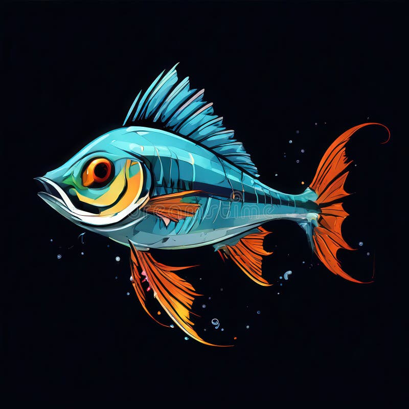 The AI Image Generator, Fish in Aquarium Editorial Photo - Image of ...