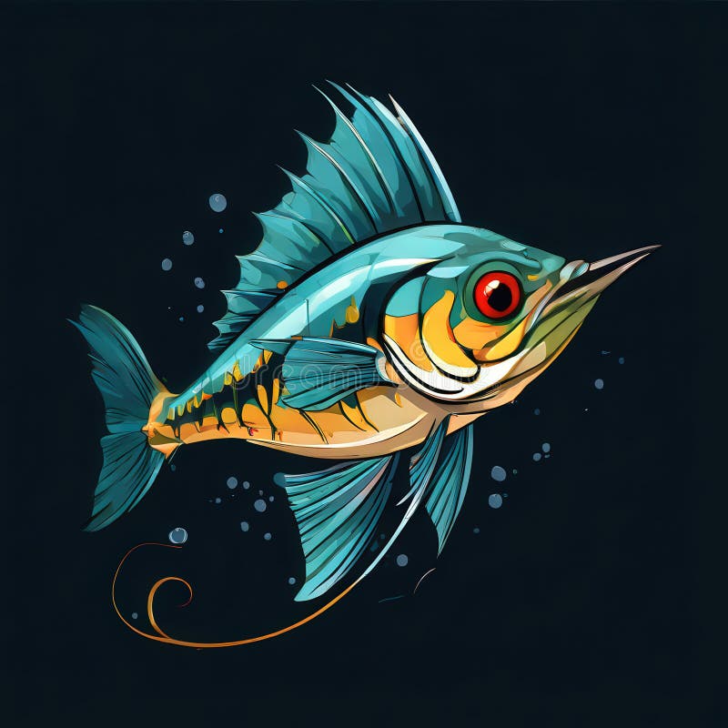 The AI Image Generator, Fish in Aquarium Editorial Stock Image - Image ...