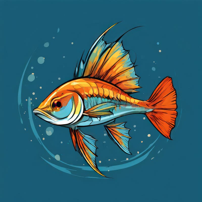 The AI Image Generator, Fish in Aquarium Editorial Stock Photo - Image ...
