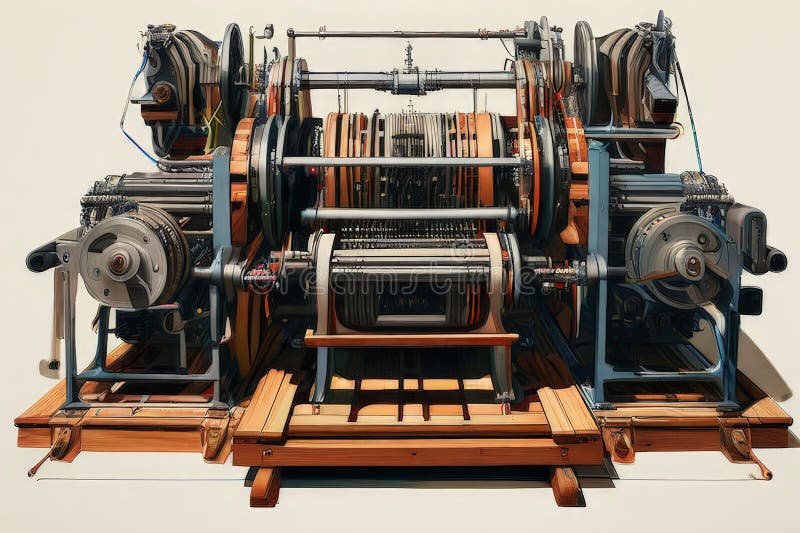 AI Image Generator, Industrial Textile Dyeing Machine Stock ...