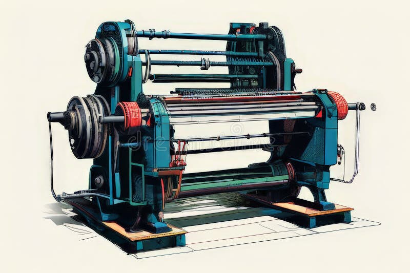 AI Image Generator, Industrial Textile Dyeing Machine Stock ...